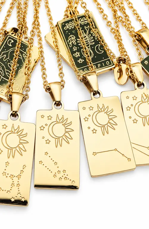 HUMANIST BEAUTY Zodiac Constellation Pendant Necklace - Virgo