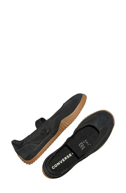 CONVERSE Run Star Trainer Ballet Flat - Black/black/gum