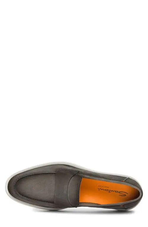 Santoni Moc-toe Loafer - Grey