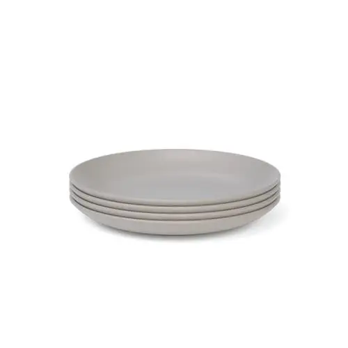 EKOBO Round Side Plateset Of 4 - Stone