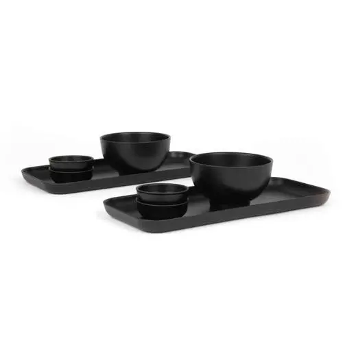EKOBO Sushi Set For 2 - Black
