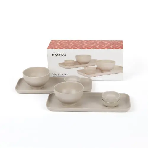 EKOBO Sushi Set For 2 - Stone