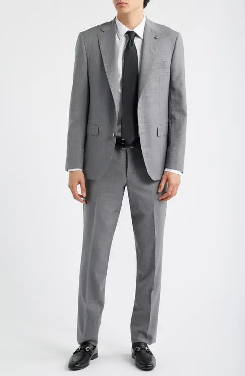 JACK VICTOR Exprit Dark Light Mélange Wool Suit