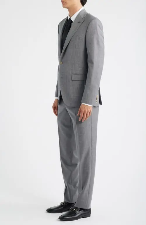 JACK VICTOR Exprit Dark Light Mélange Wool Suit