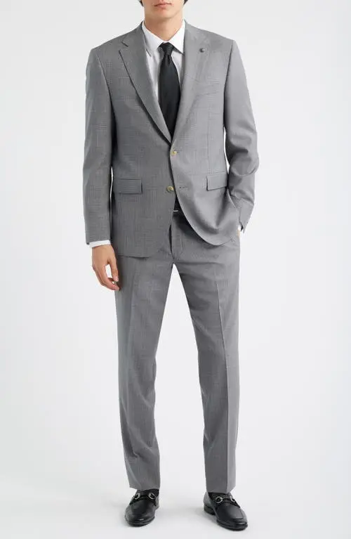 JACK VICTOR Exprit Dark Light Mélange Wool Suit