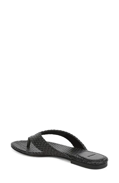 Vince Lotus Flip Flop - Black