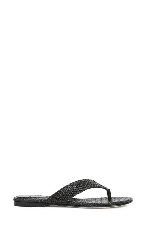 Vince Lotus Flip Flop - Black