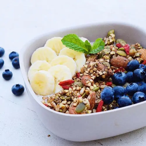 EKOBO Square Cereal Bowlset Of 4 - Stone