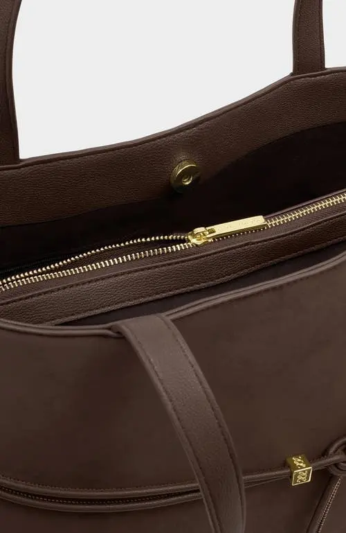 KATIE LOXTON Lori Suedette Tote Bag