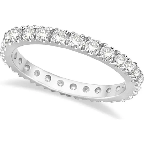 ALLUREZ 14k Diamond Eternity Ring - Snow