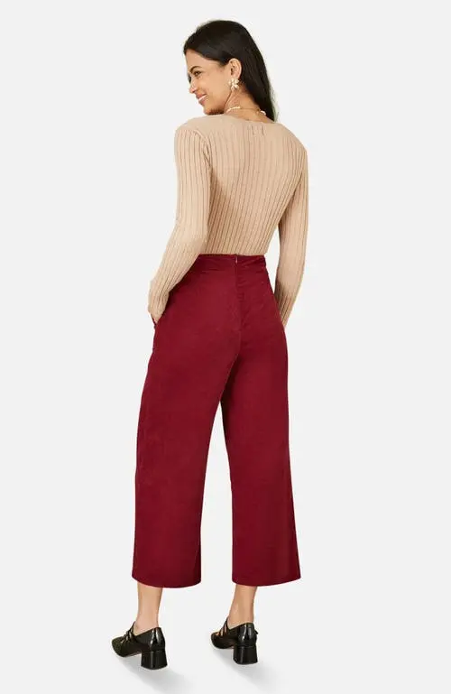 YUMI Fitted Ribbed Knit Cardigan