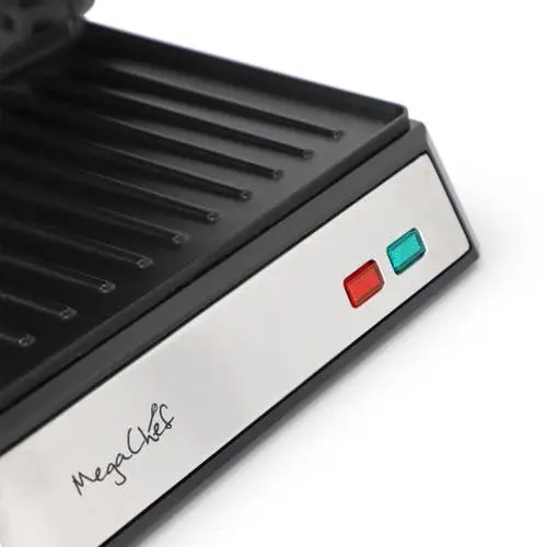 MEGACHEF Electric Dual Plate Non-stick Panini Grill Contact Press With Drip Tray