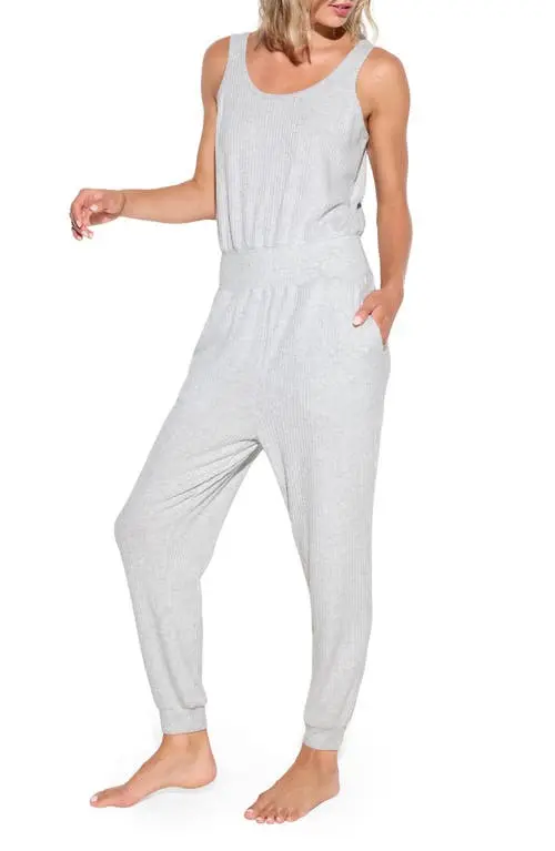 Spiritual Gangster Tranquility Ribbed Sleeveless Jogger Jumpsuit