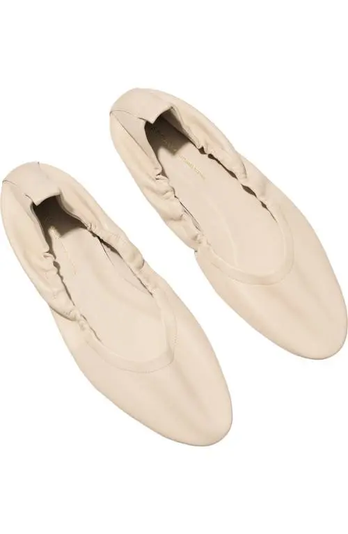 MARGAUX LONNBERG The Pascale Flat - Bone Nappa