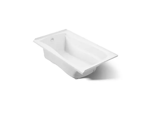 KOHLER Mariposa 66" X 36" Alcove Heated Bubblemassage Air Bath, Left Drain - One-color