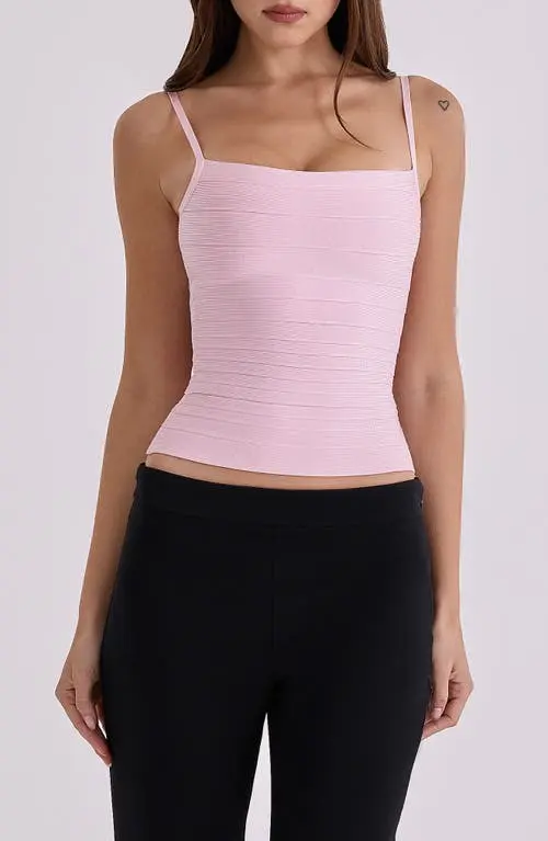 House Of Cb Body Bandage Top - Pink
