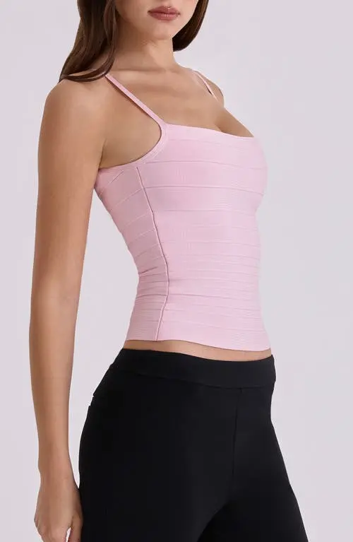 House Of Cb Body Bandage Top - Pink