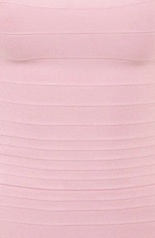 House Of Cb Body Bandage Top - Pink