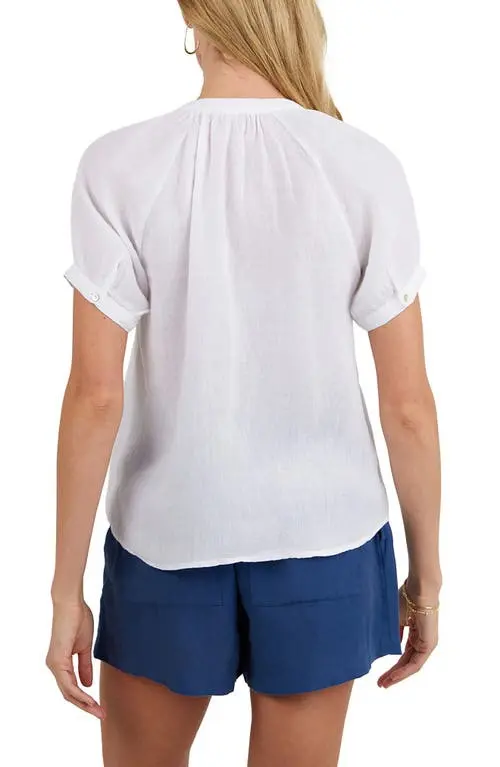 Bella Dahl Short Sleeve Linen Shirt