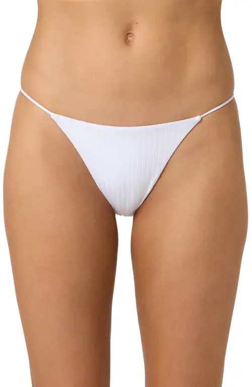 O'Neill Shorebreak Ribbed Redondo Bikini Bottom - White