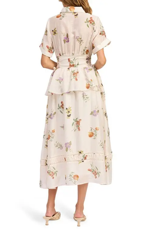 EN SAISON Tulsa Floral Tiered Shirtdress