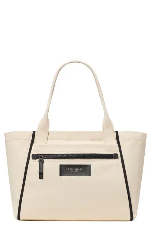 Kate Spade New York Dash Canvas Large Tote Bag - Natural