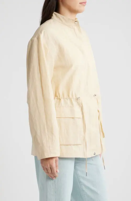 REFORMATION Callista Drawstring Jacket - Cream