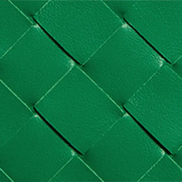 Bottega Veneta Intrecciato Leather Luggage Tag - Green