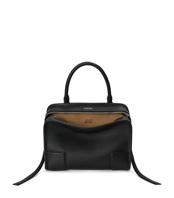 Loewe Small Leather Amazona 180 Top-handle Bag - Black