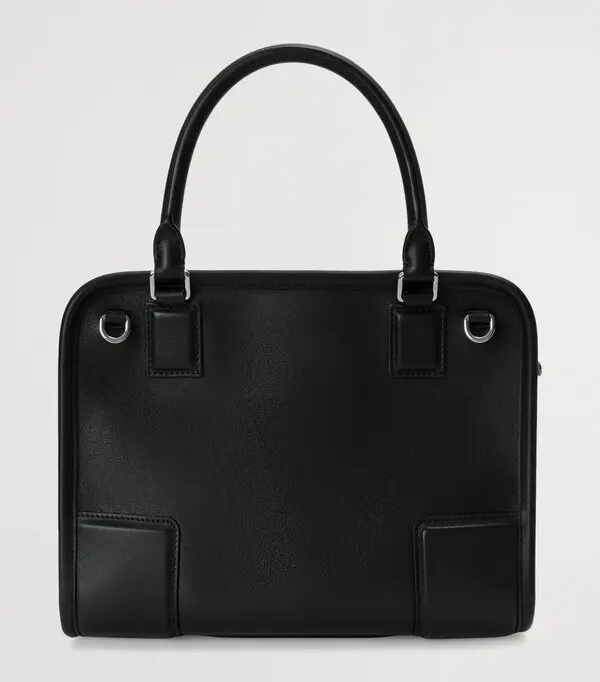 Loewe Small Leather Amazona 180 Top-handle Bag - Black