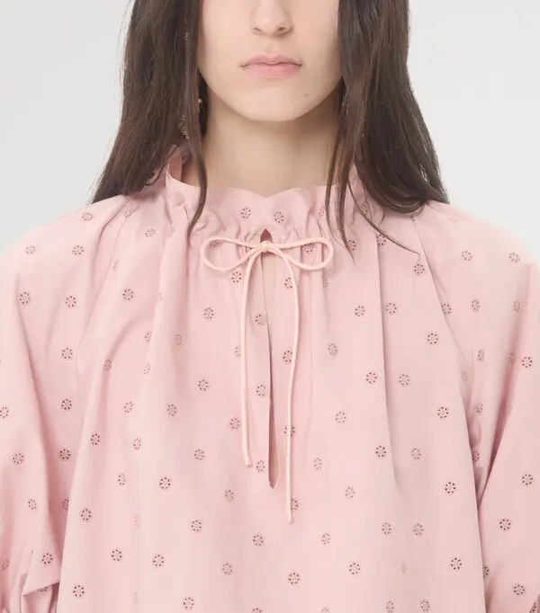 Valentino Garavani Cotton Ruffled Blouse