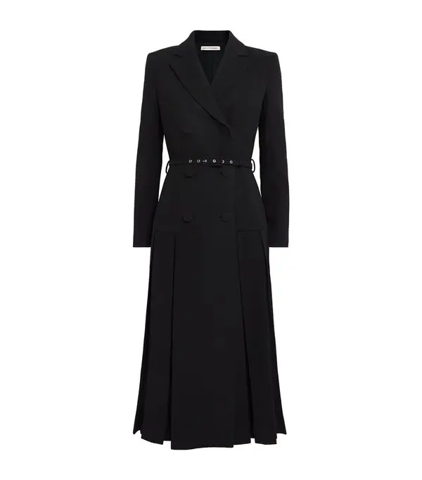 EMILIA WICKSTEAD Wool Chaney Midi Dress