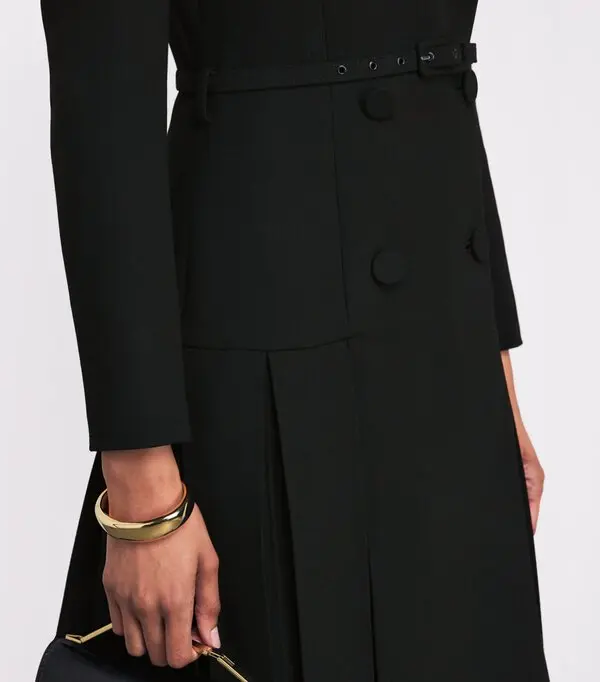 EMILIA WICKSTEAD Wool Chaney Midi Dress