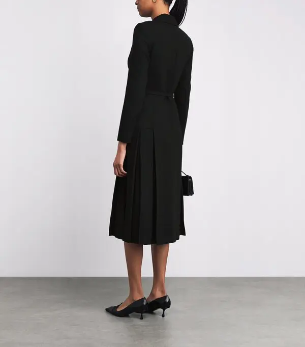 EMILIA WICKSTEAD Wool Chaney Midi Dress