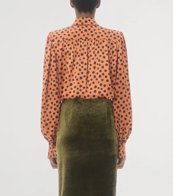 Valentino Garavani Silk Polka-dot Blouse