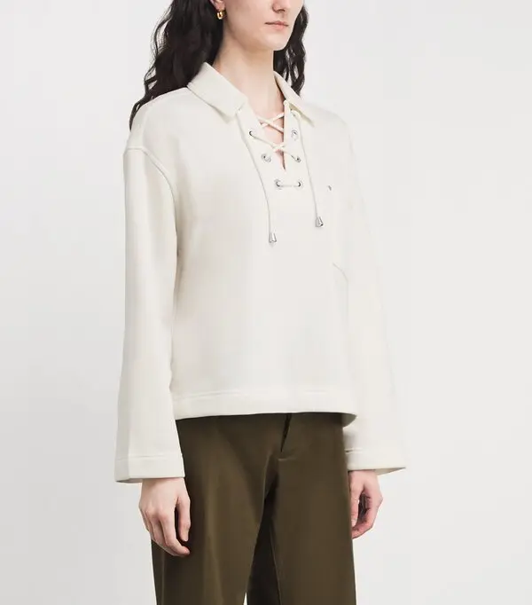Barbour Cotton-blend Daya Sweater