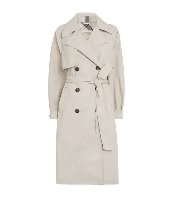 Barbour Showerproof Layla Trench Coat - Beige