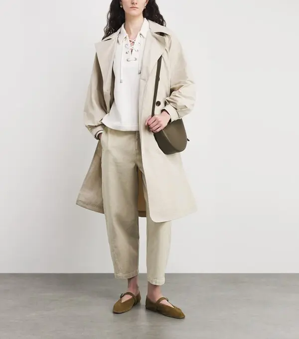 Barbour Showerproof Layla Trench Coat - Beige