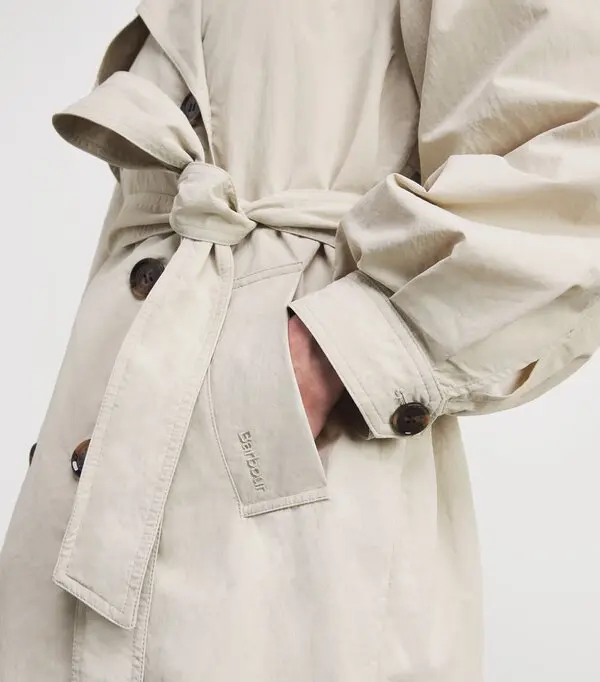Barbour Showerproof Layla Trench Coat - Beige