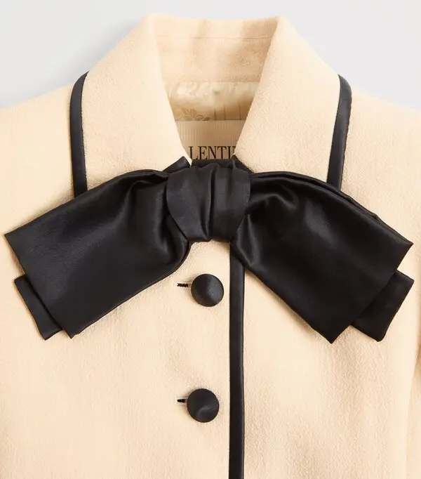 Valentino Garavani Virgin Wool Bow-tie Blazer