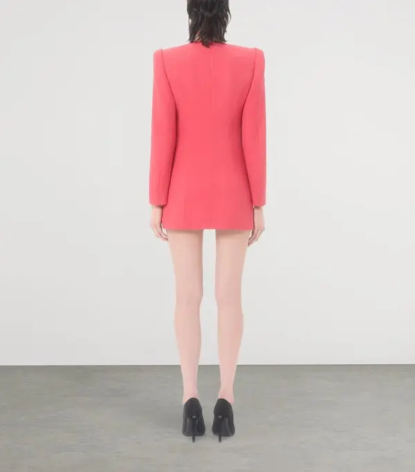 Valentino Garavani Virgin Wool Ruched Jacket - Red