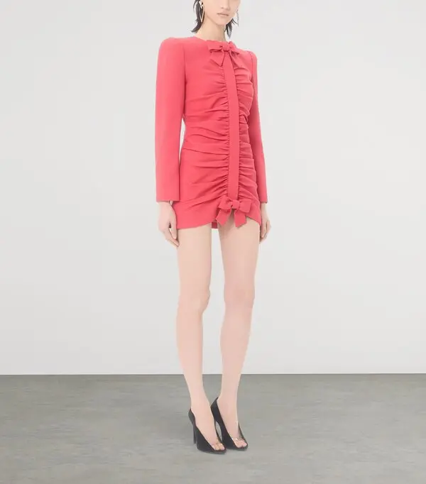 Valentino Garavani Virgin Wool Ruched Jacket - Red