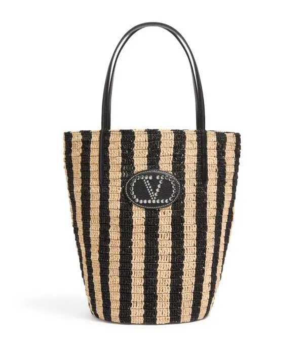 Valentino Garavani Raffia Bucket Bag