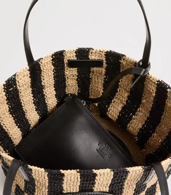 Valentino Garavani Raffia Bucket Bag