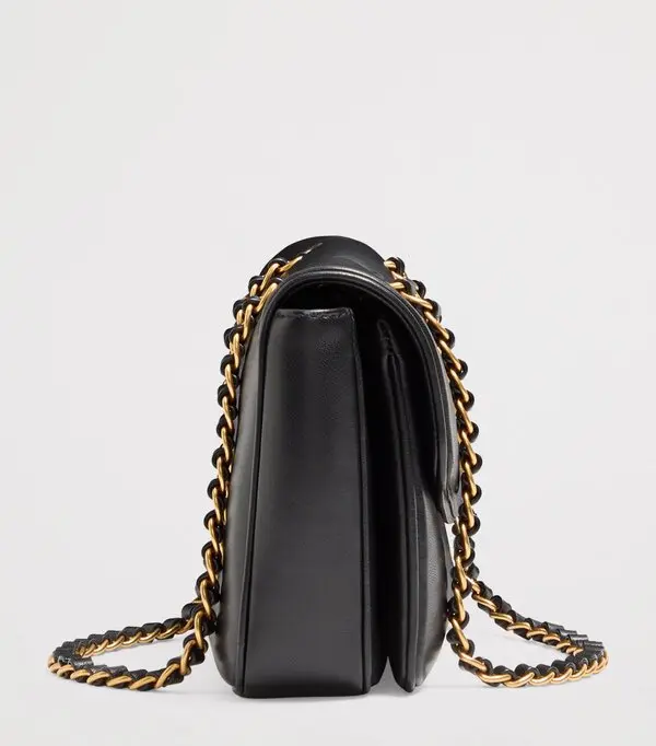 Valentino Garavani Lambskin Djuna Shoulder Bag - Black