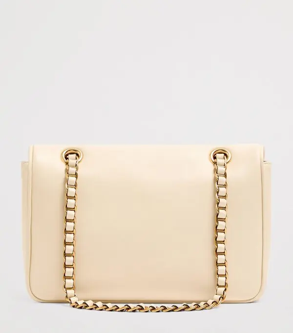 Valentino Garavani Lambskin Djuna Shoulder Bag - Ivory
