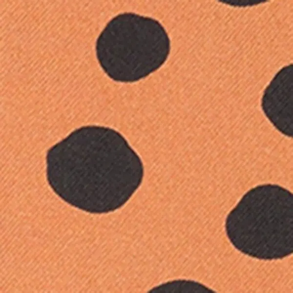 Valentino Garavani Silk Spotted Print Scarf - Brown