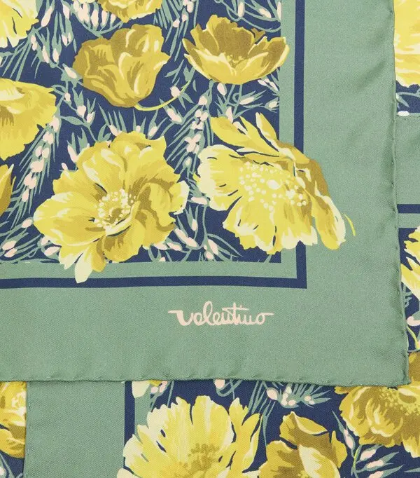 Valentino Garavani Silk Floral Scarf