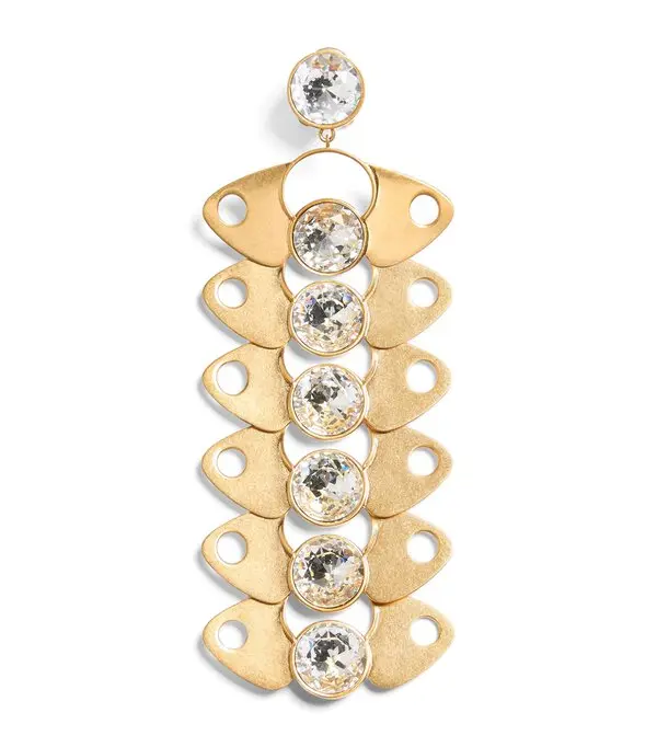 Valentino Garavani Pages Embellished Single Earring - Gold