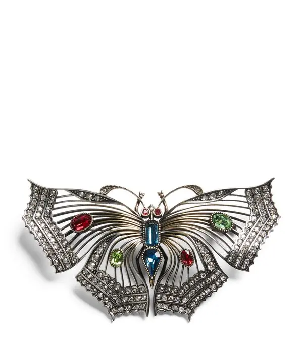 Valentino Garavani Butterfly Brooch - Silver